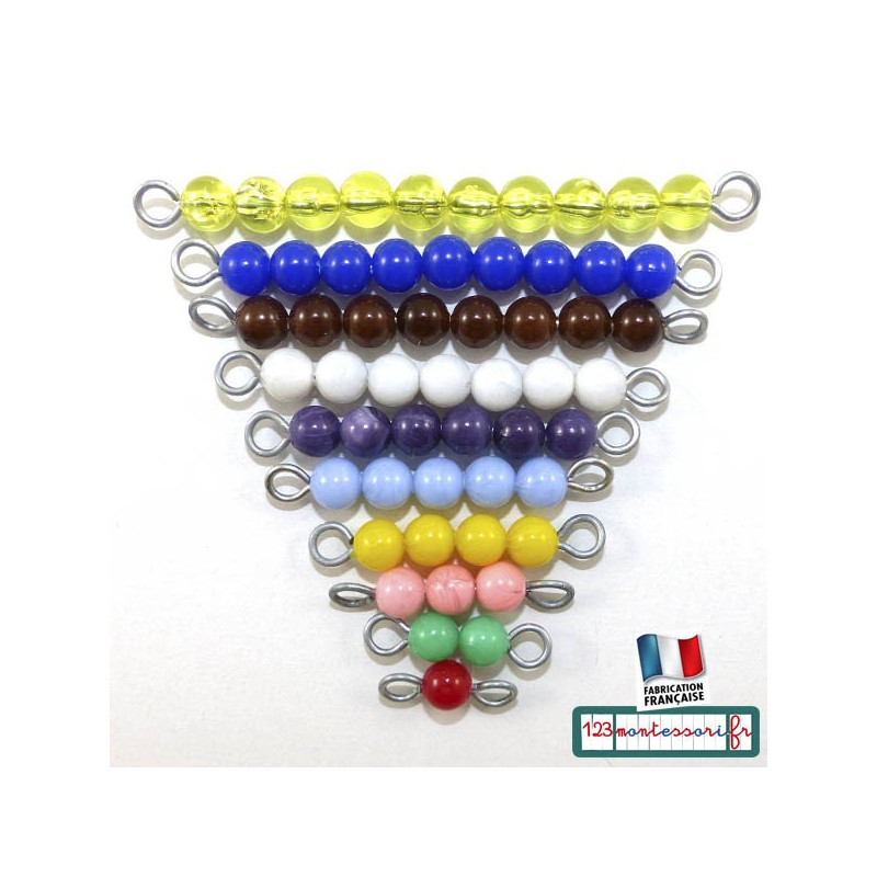 Montessori perles à compter lot complet