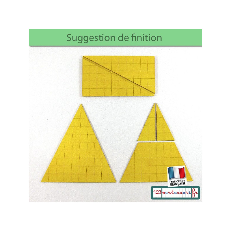 Triangles jaunes ou surfaces équivalentes